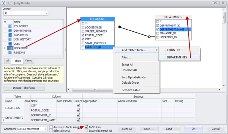 Oracle-SQL-Anweisungen einfach mit KeepTool erstellen