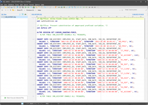 Oracle Bulk Insert Scripts