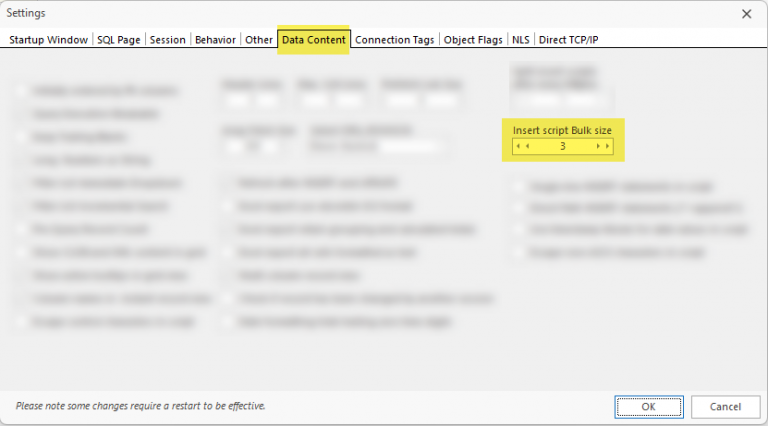 Oracle Bulk Insert Scripts