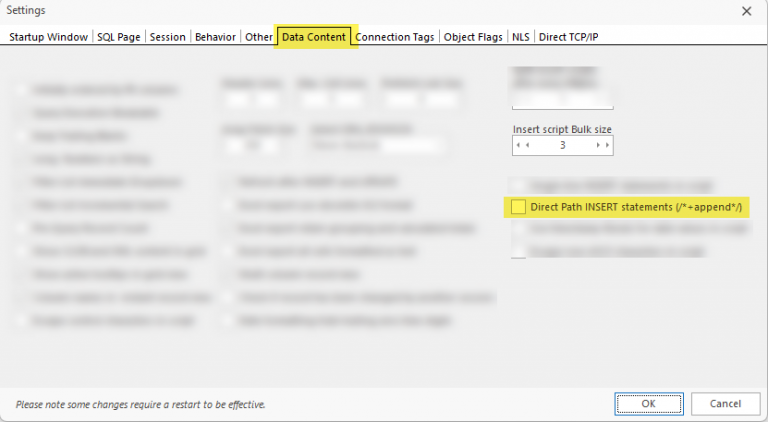 Oracle Bulk Insert Scripts